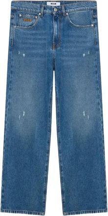 Msgm Msgm, Homme, Jeans, Bleu, Taille: L 4040Mp236L Wide Jeans