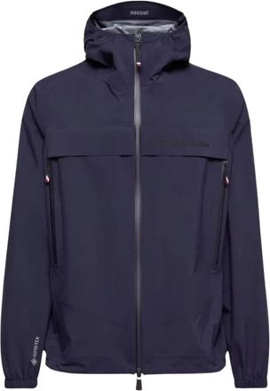 Moncler Homme, Vestes, Bleu, Taille: S Rain Proof Vestes