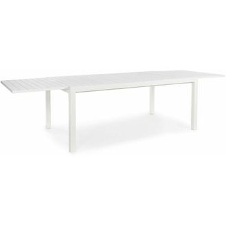 BIZZOTTO Ausziehbarer Tisch Atlantic aus Aluminium mit Platte f&uuml;r Garten und Veranda 180/270 cm -Weiss / Tische