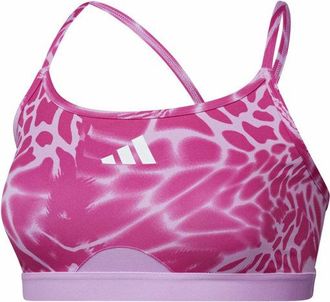 adidas Aeroreact Training 3 Stripes W - Sport-BH leichter Halt - Damen