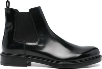 Prada Klassische Chelsea-Boots - Schwarz