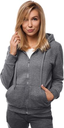 OZONEE Damen Kapuzenpullover Sweatjacke Sweatshirt Farbvarianten Kapuzenjacke Kapuzenpulli Langarm Kapuze Hoodie Sport Style Casual Fitness Basic Training JS