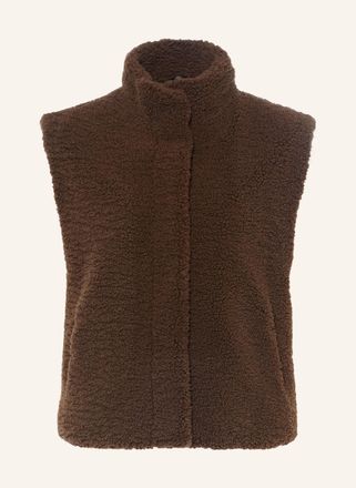 Fuchs Schmitt Fuchs Schmitt Teddyfell-Weste Bonn braun
