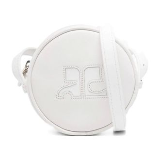Courr&egrave;ges Femme, Sacs, Blanc, Taille: ONE Size Reedition Circle Bag