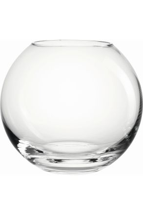 Leonardo Vase Boccia, Klar, Glas, rund, 17.5 cm, nur zu Dekorationszwecken, zum Stellen, Dekoration, Vasen, Glasvasen