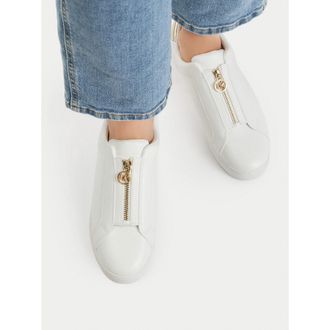 Michael Kors Sneakers MICHAEL Michael Kors Keaton Zip Slip On 43R4KTFP2L Wei&szlig;