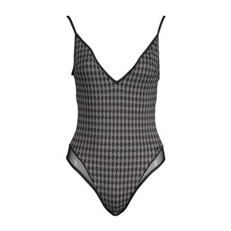 Karl Lagerfeld Beachwear Einteiliger Badeanzug - - Swimwear - Damen - Grau - XS