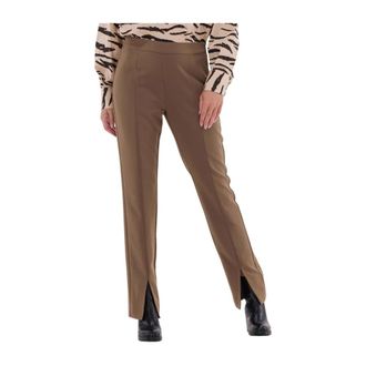 Second Female Fique Hose - - Trousers - Damen - Braun - S