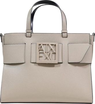 A|X Armani Exchange Femme, Sacs, Gris, Taille: ONE Size Sac &agrave; main avec bandouli&egrave;re en similicuir