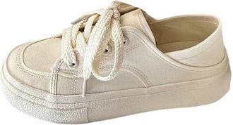 Generic Chaussures en toile l&eacute;g&egrave;res pour femme style r&eacute;tro campus non ext&eacute;rieur d&eacute;contract&eacute; pour tous les sports, blanc, 38.5 EU