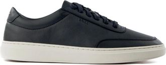 HUGO BOSS Homme, Chaussures, Noir, Taille: 44 EU Kieran Tenn Leather Baskets