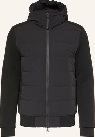 Duno Duno Daunenjacke Im Materialmix schwarz