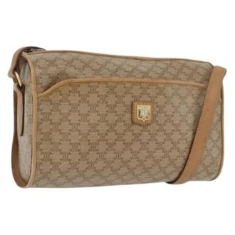Celine Pre-owned Vintage Schultertasche aus Canvas - - Pre-owned - Damen - Beige - ONE SIZE