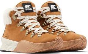 Sorel Out N About 3 Conquest Waterproof, Botte tendance, Camel Brown/Black, 38.5 EU
