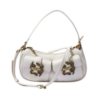 Just Cavalli Femme, Sacs, Blanc, Taille: ONE Size Iconic Snakes Borsa 1