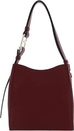Furla Cuir sac à épaule Nuvola Mini Bucket Bag Rubino bordeaux