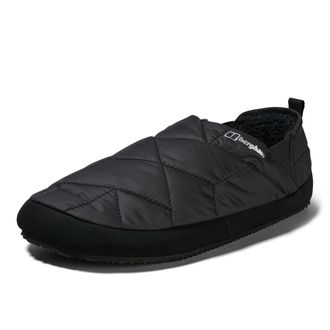 Berghaus Unisex Bothy Slipper 2.0, Jet Black/Grey Nadelstreifen, 43/44 EU, Nadelstreifen in Tiefschwarz und Grau