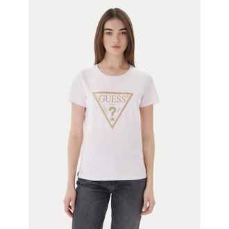 Guess T-Shirt W4RI69 J1314 Rosa Regular Fit