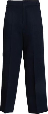 Max Mara Femme, Pantalons, Bleu, Taille: 42 FR Wide Pantalons