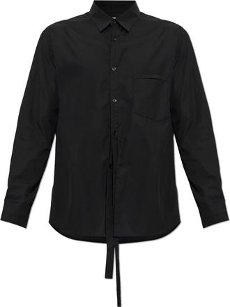 Post Archive Faction (PAF) Post Archive Faction - Chemise &agrave; fentes arri&egrave;re - Homme - Chemises - Noir - Taille: M