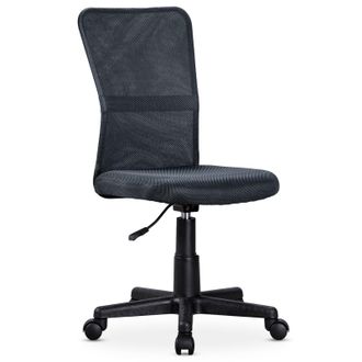 IDIMEX Bürodrehstuhl TODI höhenverstellbar & schwenkbar -grau ergonomischer Schreibtischstuhl mit atmungsaktivem Netzrücken und Wippmechanik mit stabilem Kre