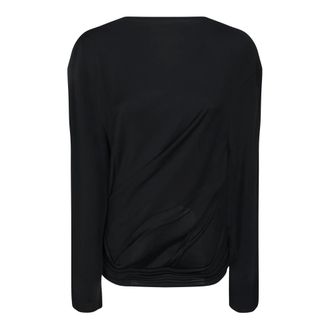 Jacquemus Femme, Tops, Noir, Taille: 42 FR Croisi&egrave;re Top