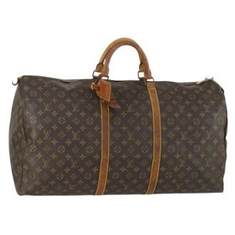 Louis Vuitton Sac Week-end Vintage en Toile Pre-owned - Femme - Pre-owned - Brun - Taille: ONE Size