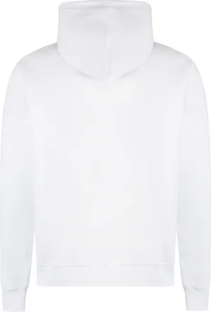 Dsquared2 Mens Cotton Hoodie White Jumpers Sweater