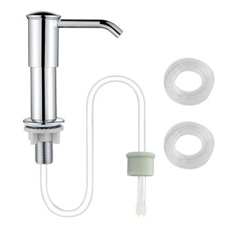 Generico Seifenspender f&uuml;r K&uuml;che, Seifenpumpe f&uuml;r Sp&uuml;le, 360&deg; drehbar, manueller Seifenspender f&uuml;r Badezimmer, K&uuml;che, Bad, Dusche, WC, Schminktisch