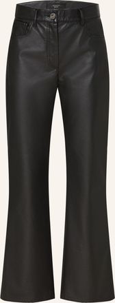 Max Mara Weekend Max Mara Hose Califfo In Lederoptik schwarz