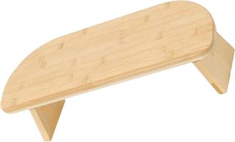 UPKOCH Multifunktionaler Bambushocker Meditationshocker rutschfest mit Tragegriff Klappbar f&uuml;r Yoga und Gebet