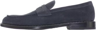 Doucal's Homme, Chaussures, Bleu, Taille: 44 EU Mocassin en daim