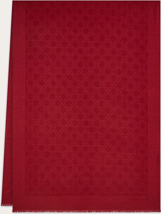 Ferragamo Damen Gancini Schultertuch Rot