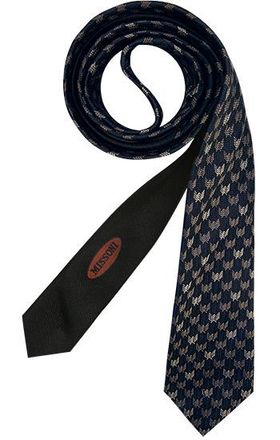 Missoni Herren Krawatte schwarz Gemustert