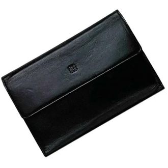 Loewe Portefeuille en cuir Pre-owned - Femme - Pre-owned - Noir - Taille: ONE Size