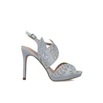 Menbur Sandalo con foglia e strass - - Shoes - Damen - Grau - 39 EU