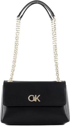 Calvin Klein RE-Lock EW Conv Crossbody K60K611084, Sacs Crossover Femme, Noir (CK Black), OS