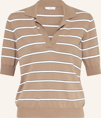 Riani Riani Strick-Poloshirt braun