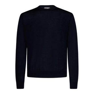 Herno Girocollo in Lana Breeze - Homme - Pulls - Bleu - Taille: 2XL