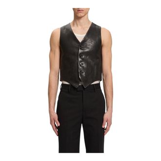 Ann Demeulemeester Gilet Classique Alrik - Homme - Vestes - Noir - Taille: S
