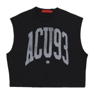 Acupuncture Acupuncture - D&eacute;bardeur sans manches Touch Down - Homme - Tops - Noir - Taille: M