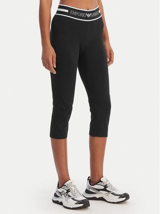 Emporio Armani Leggings EW003673 AF19023 UC001 Schwarz Slim Fit
