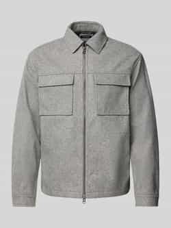 Mc Neal Relaxed Fit Hemdjacke mit Zweiwege-Rei&szlig;verschluss