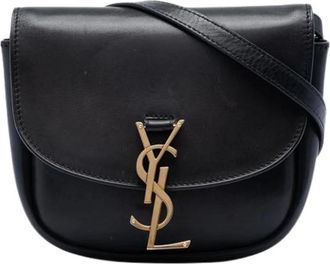 Saint Laurent Sac bandouli&egrave;re Kaia en cuir pr&eacute;-poss&eacute;d&eacute; - Femme - Pre-owned - Noir - Taille: ONE Size