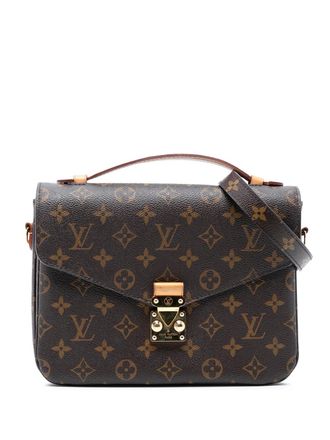 Louis Vuitton sac &agrave; bandouli&egrave;re monogramm&eacute; Pochette Metis (2015) - Marron