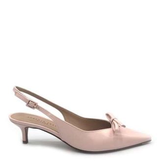 Roberto Festa Milano Peonia Geb&uuml;rstete Leder Slingback Schuhe - - Shoes - Damen - Rosa - 39 EU