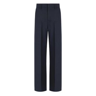 Max Mara Pantalon Visivo - Femme - Pantalons - Bleu - Taille: 42 FR