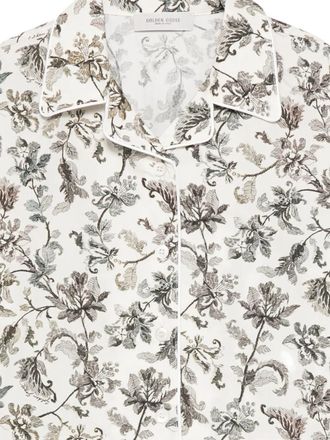 Golden Goose Kids Journey Floral Shirt Ss26 Ch