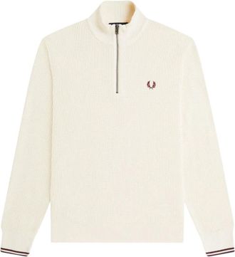 Fred Perry Herren, Strickwaren, Beige, SGröße