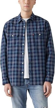 Levi's Homme Surchemise Jackson Worker Blairmore Indigo Yarndye Blues S